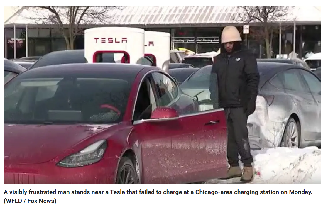 Tesla Charging Stations in Chicago Lined With Dead Cars and Zero ...