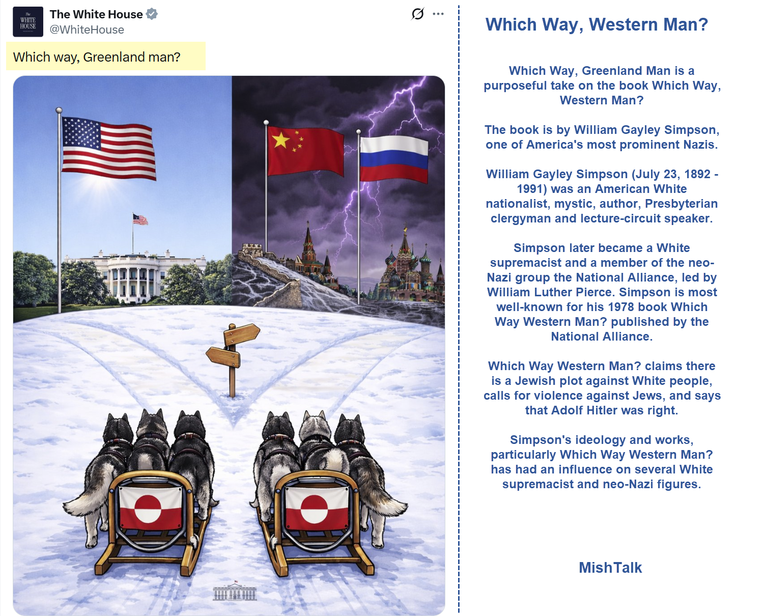 White House Uses White Supremacist Nazi-Supportive Language to Threaten ...